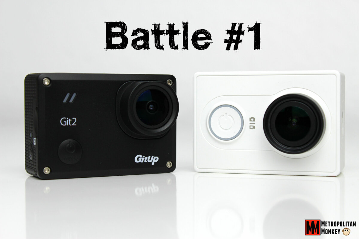 GitUp Git2 vs. XIAOMI Yi - Battle #1 - Metropolitan Monkey